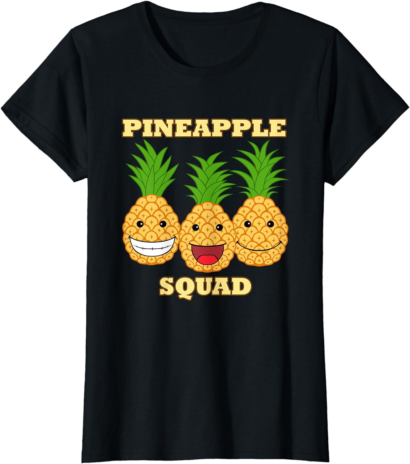 Pineapple Squad Eotic Fruits Vitamin Healthy T-Shirt - Walmart.com
