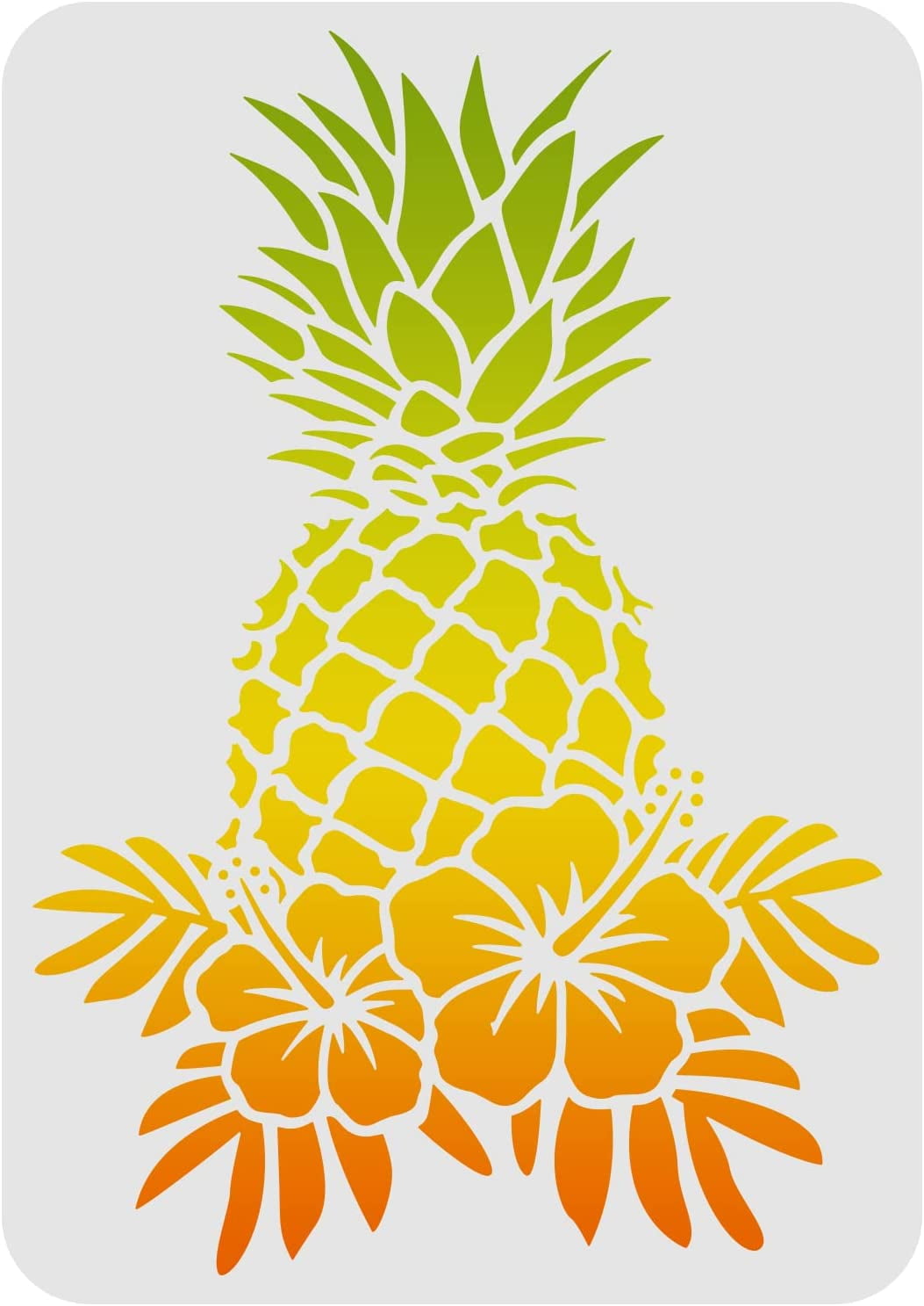 Easy Pineapple Stencil