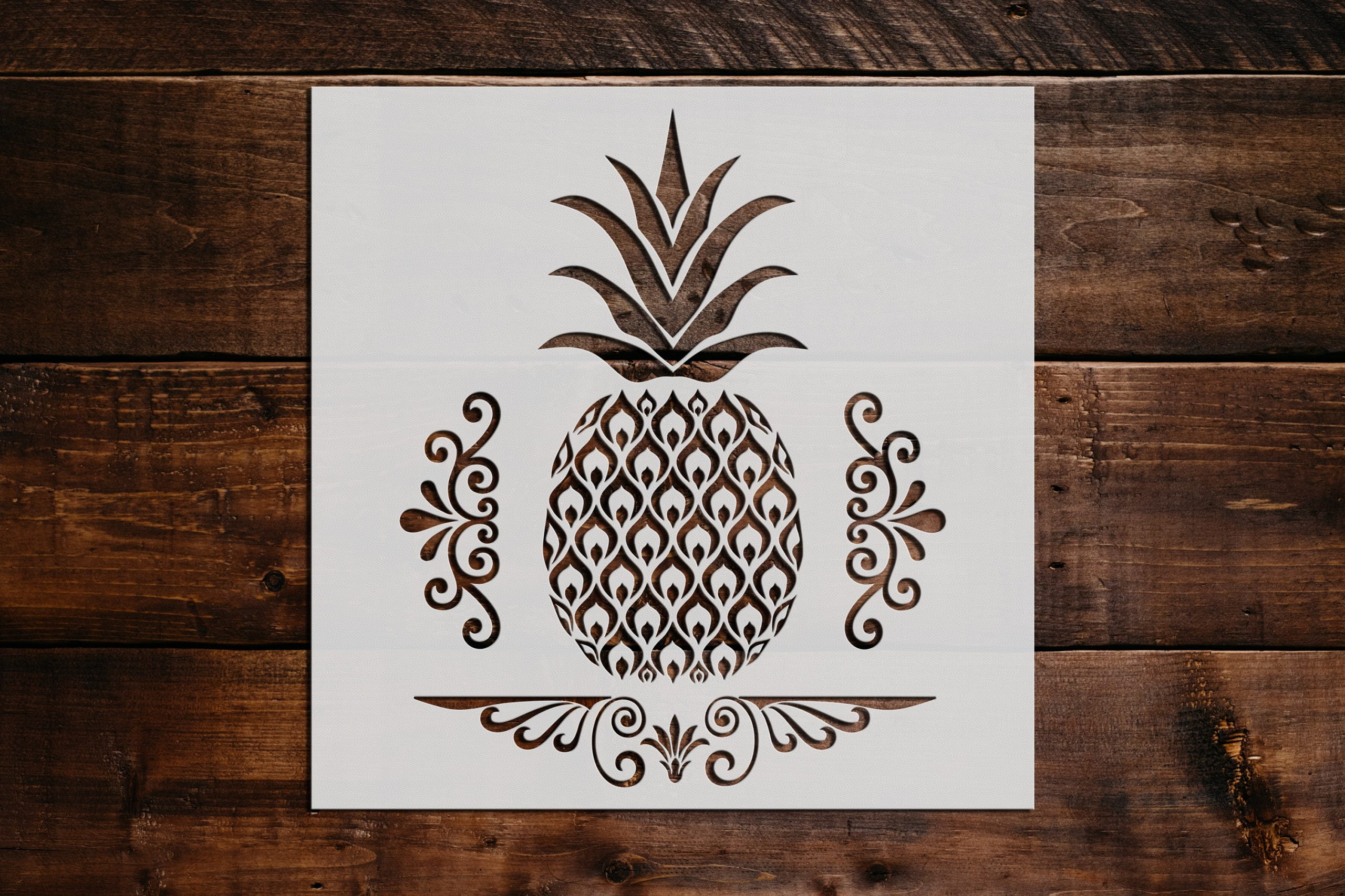 Pineapple Stencil - Art and Wall Stencil (20"x20") - Walmart.com
