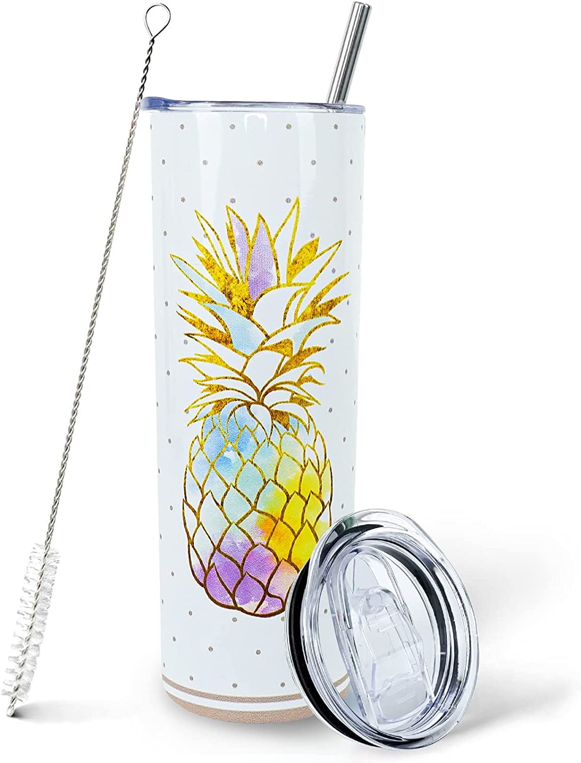 Pineapple Tumbler-Pineapple Gifts for Women,Hawaiian Gifts for Women-Pineapple Decor,Pineapple ...