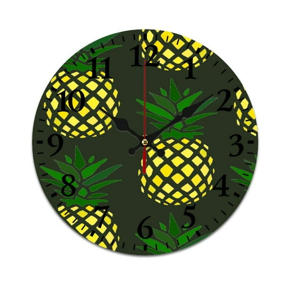 Pineapple Wall Clock Modern Design Clocks Wall Hanging Home Office ...