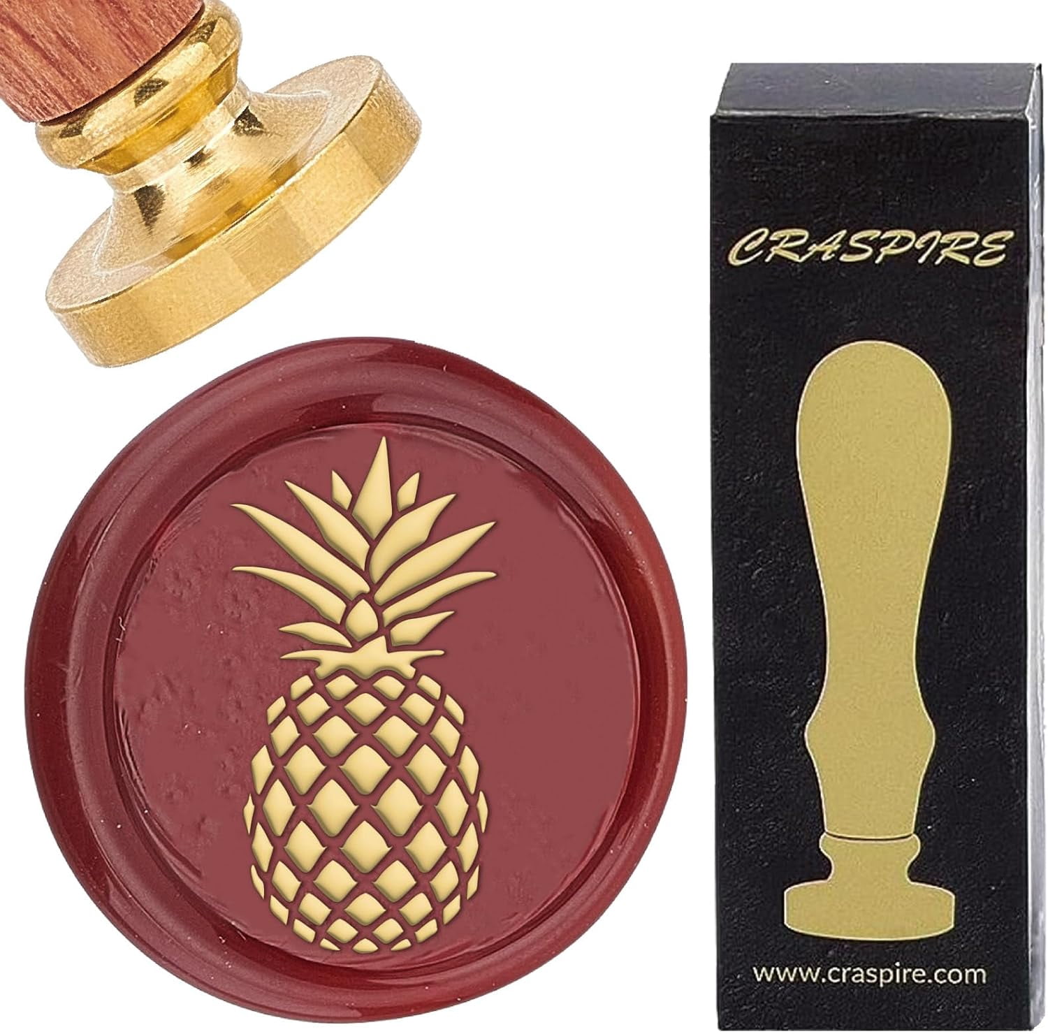 Pineapple Wax Seal Stamps Fruits Sealing Wax Stamp 25mm Retro Vintage ...