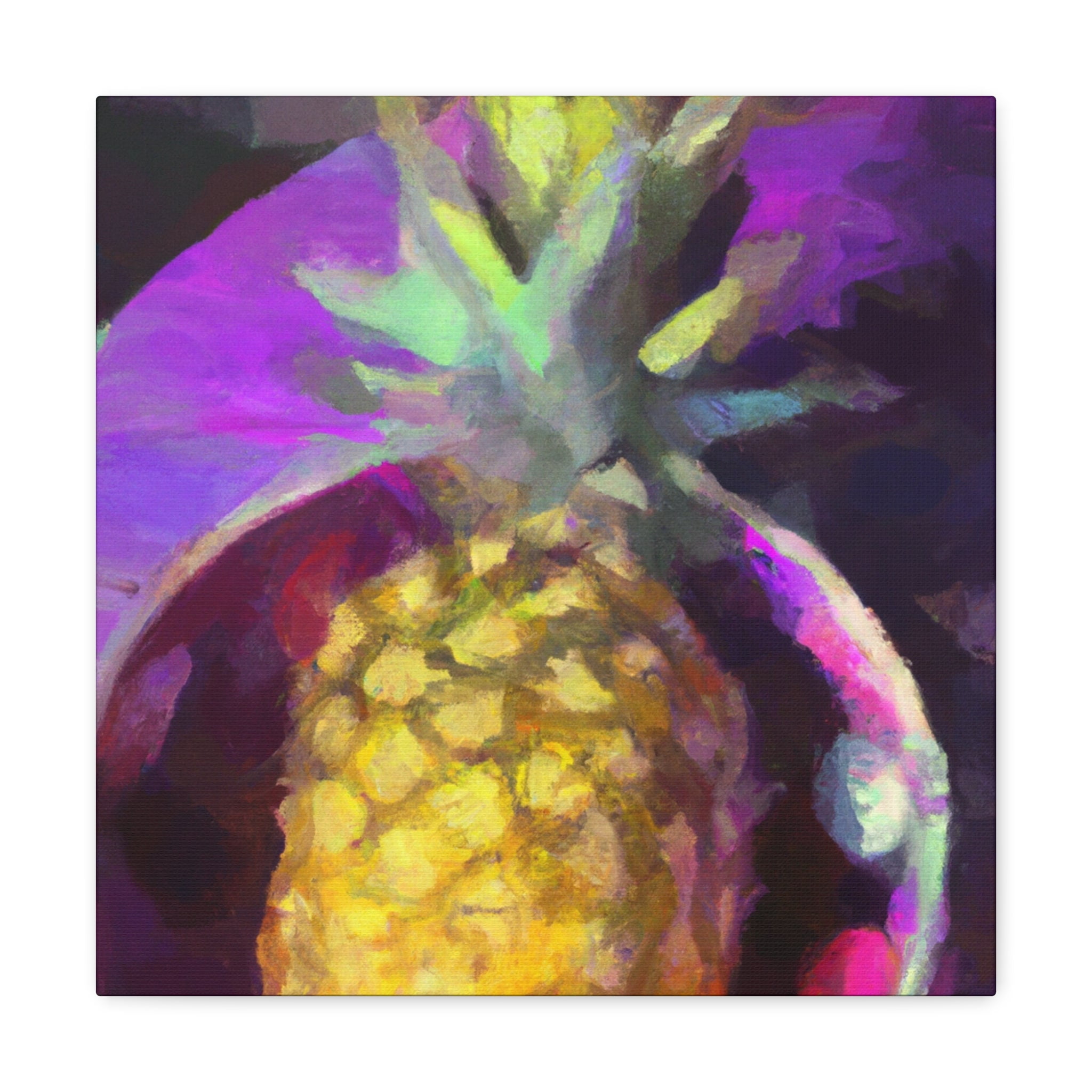 "Pineapple in Impressionism" - Canvas - Walmart.com