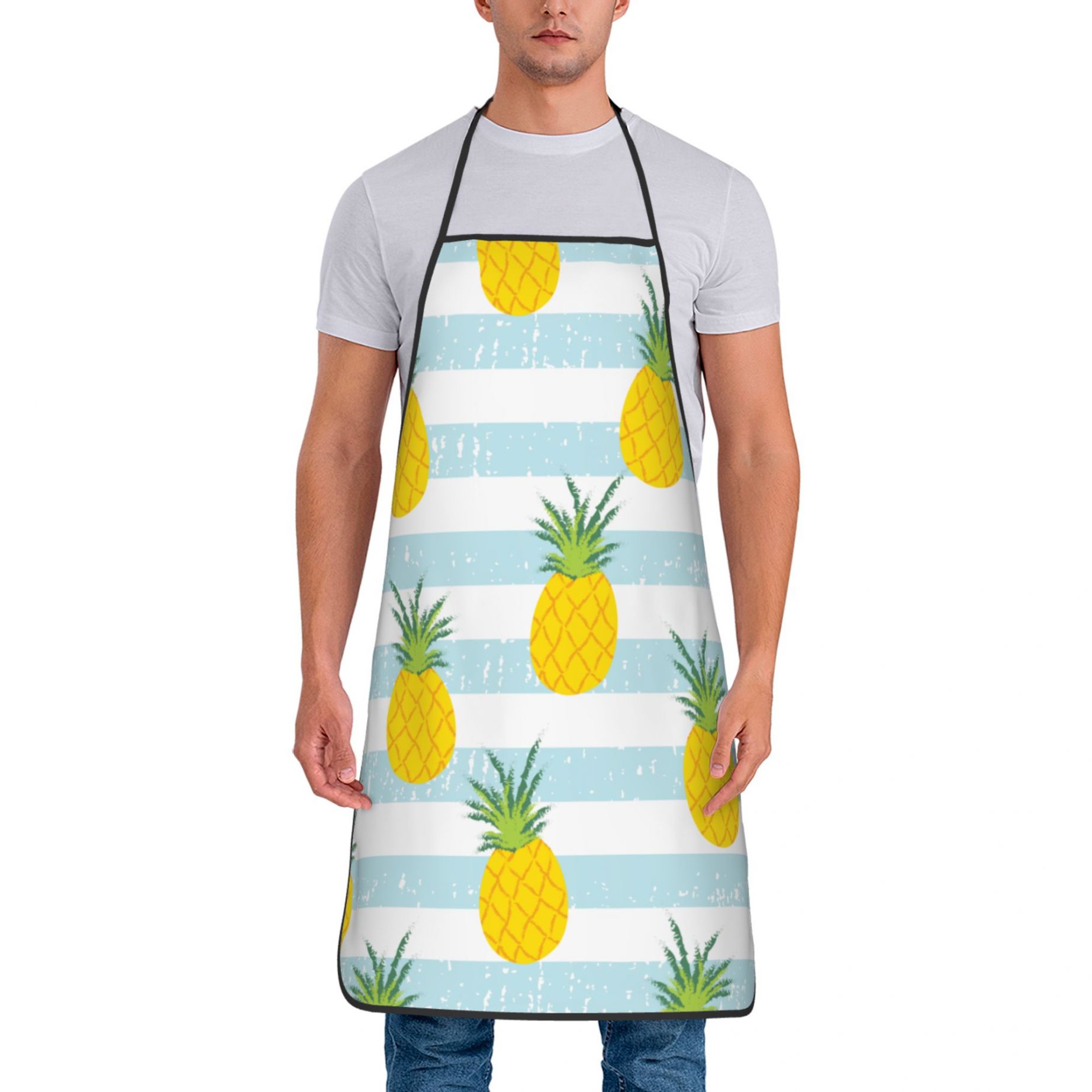 Pineapples (3) Aprons for Women Men Waterproof Apron Kitchen Chef ...