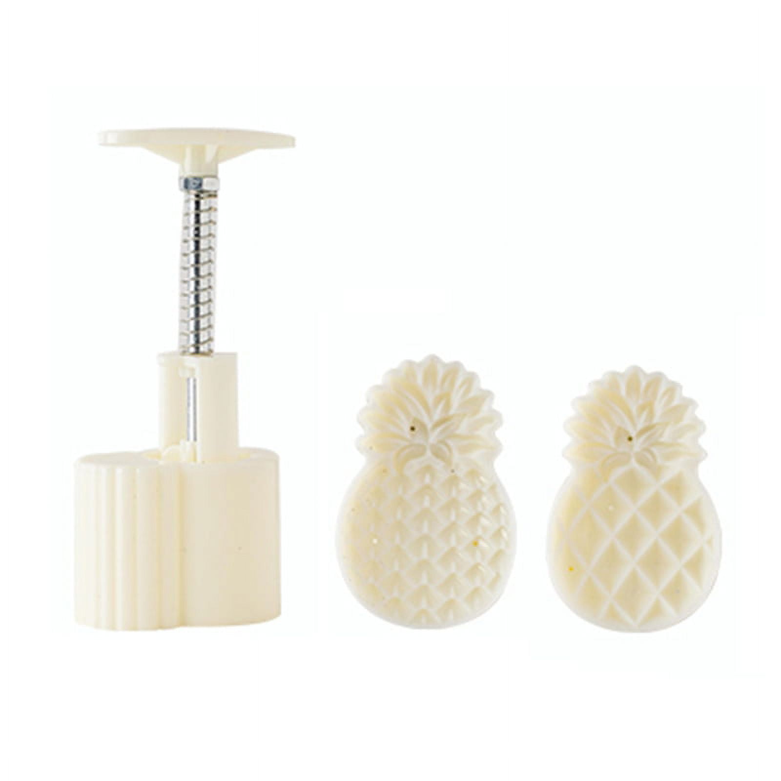 Pineapples/Flower Shape Dessert Stamp Hand Pressure Plastic Baking ...