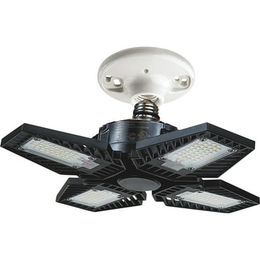 LED Garage Lights, 185W Deformable LED Garage Ceiling Lights with 6 ...
