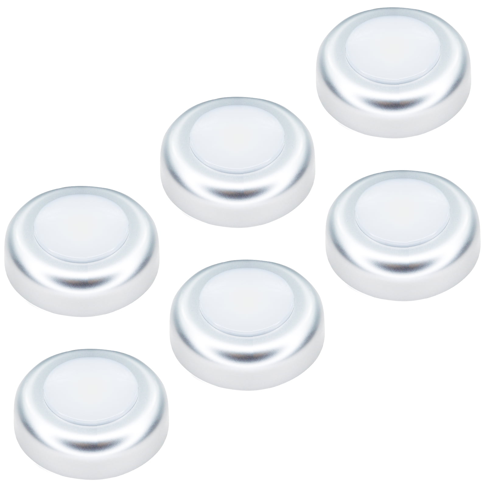 Pinegreen Lighting Battery-Operated Wireless LED Puck Light, Press ...