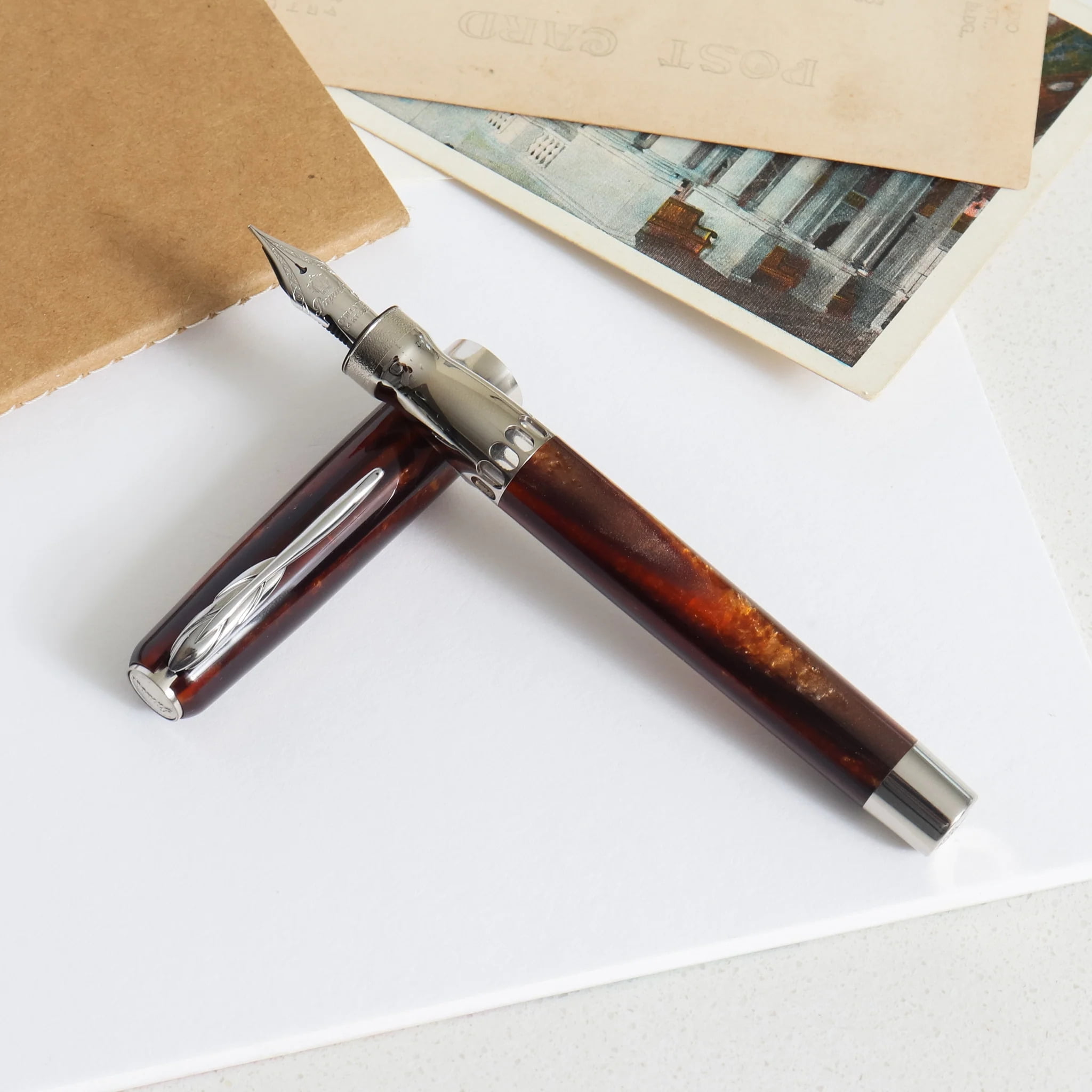 Pineider Arco Oak Fountain Pen - Walmart.com