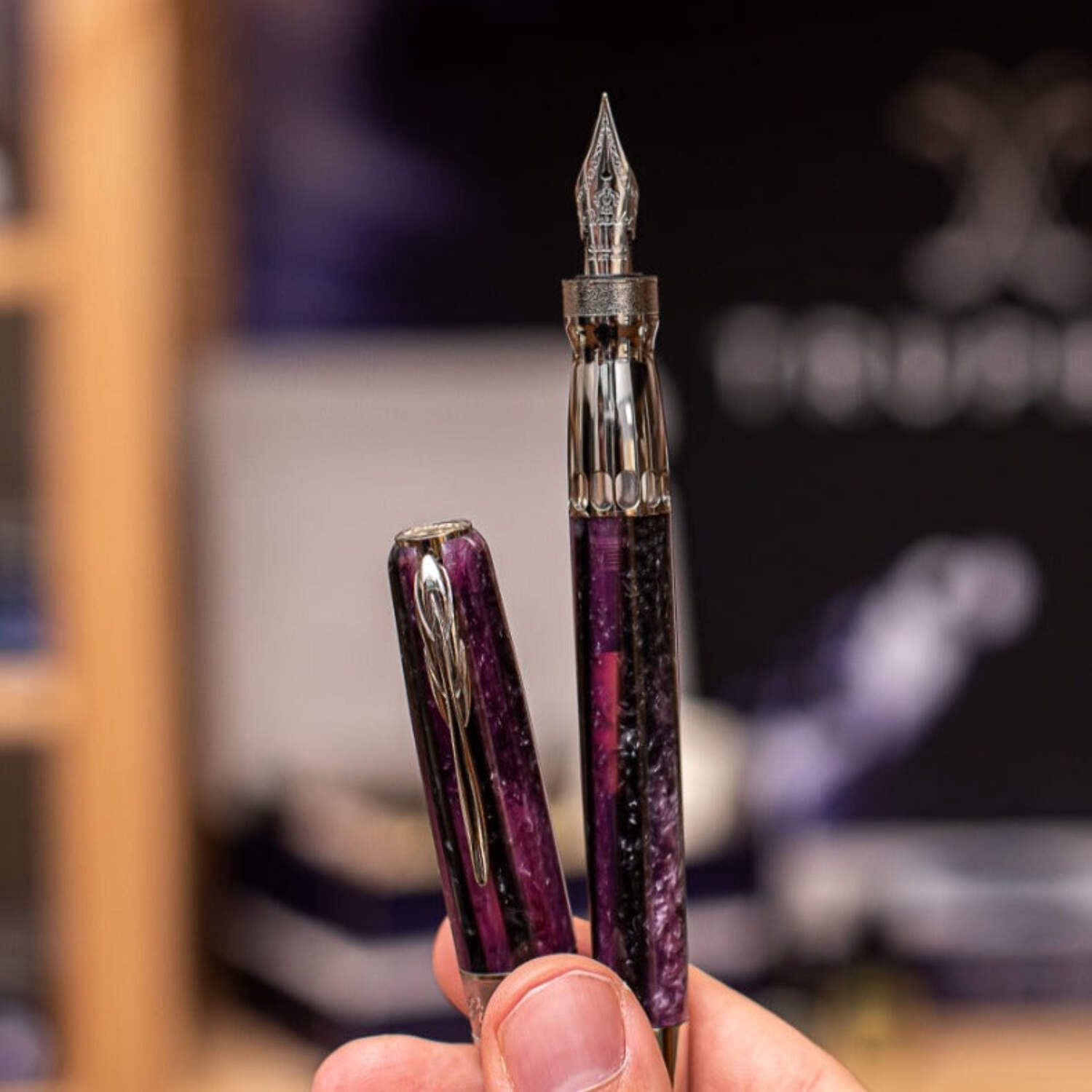 Pineider Arco Fountain Pen - Violet - Walmart.com