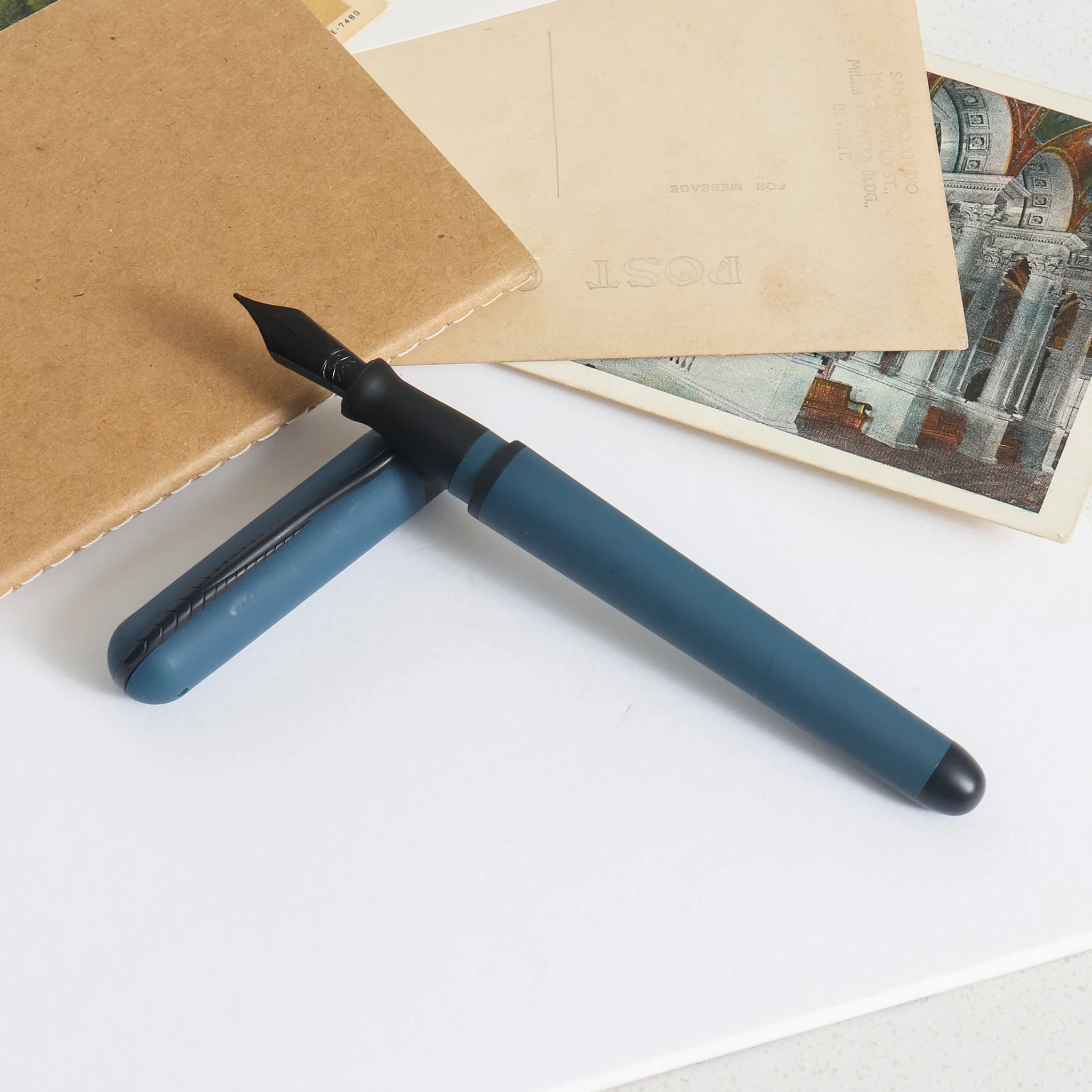 Pineider Avatar UR Matte Lapis Blue Fountain Pen - Walmart.com