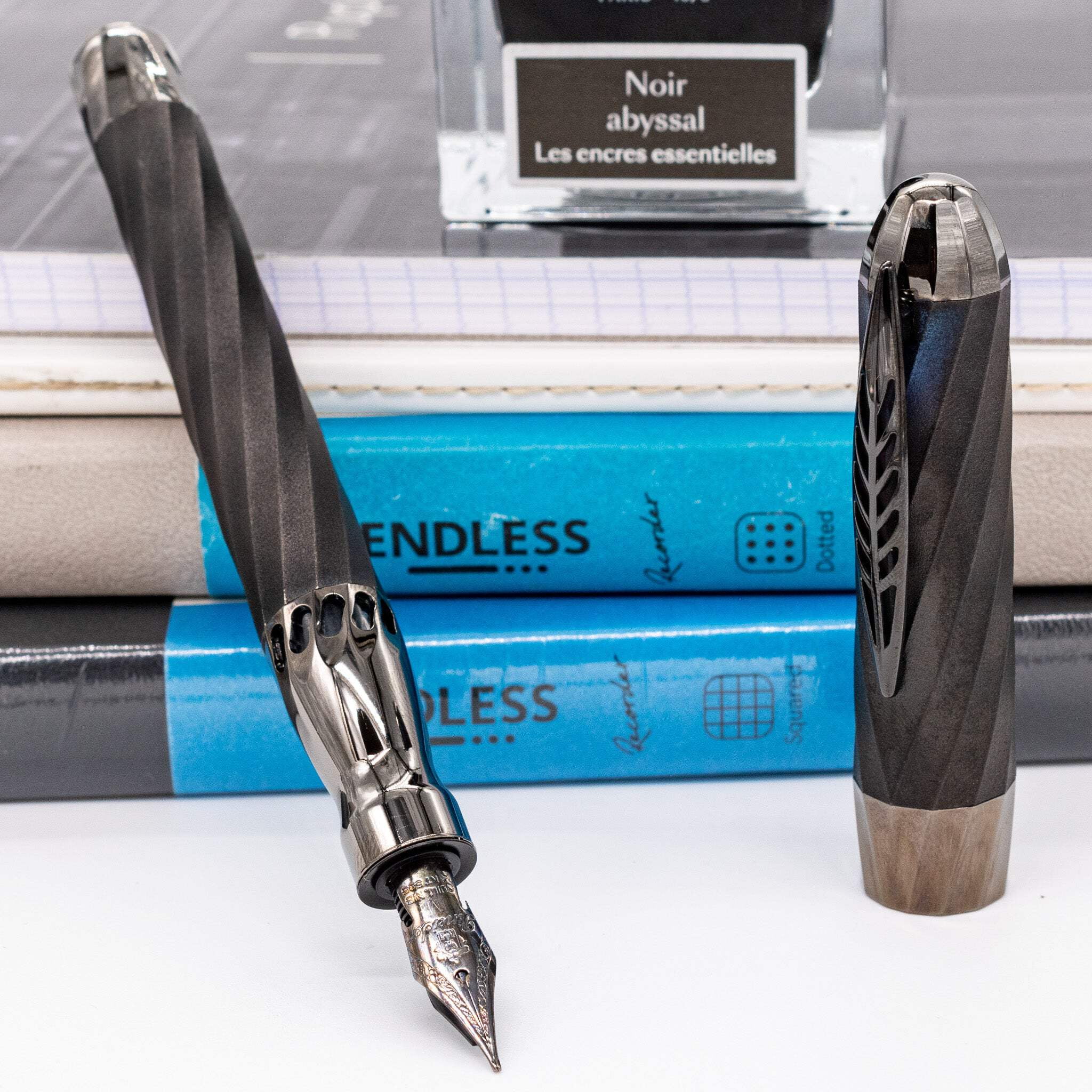 Pineider Matrix Black Fountain Pen - Walmart.com