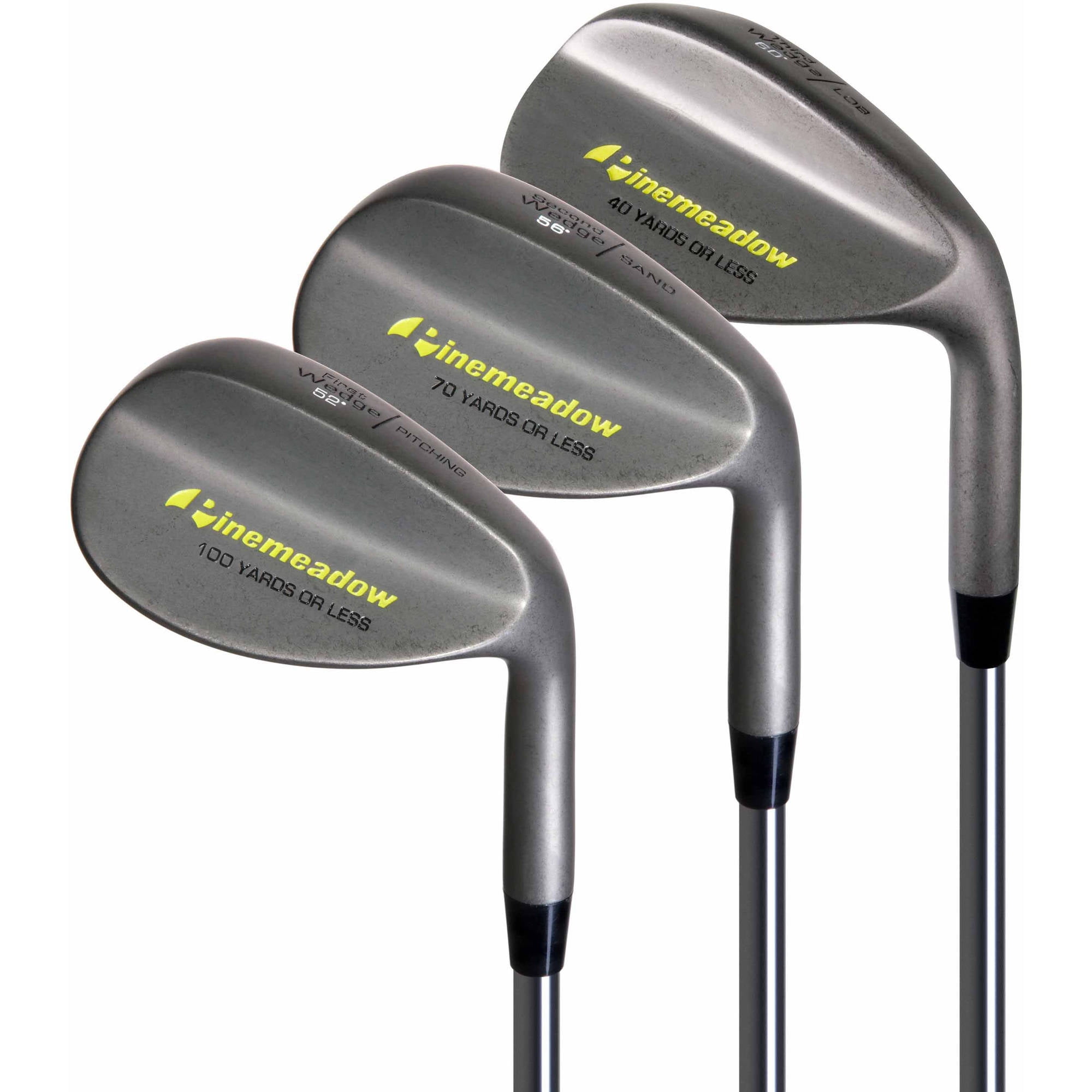 Pinemeadow Men's 3 Wedge Set, Right Hand, Steel, Regular - Walmart.com