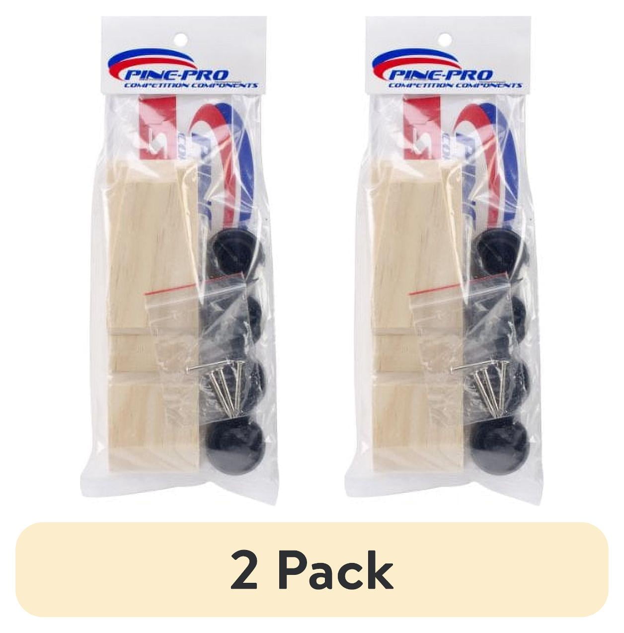 (2 pack) Pinepro Pine Car Derby Deluxe Body Kit-Street Rod - Walmart.com