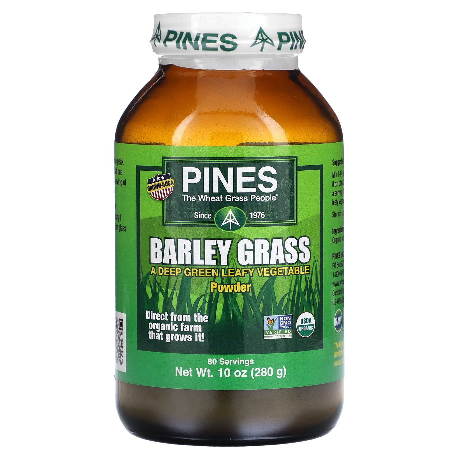 Pines International Barley Grass Powder - 10 oz - Walmart.com