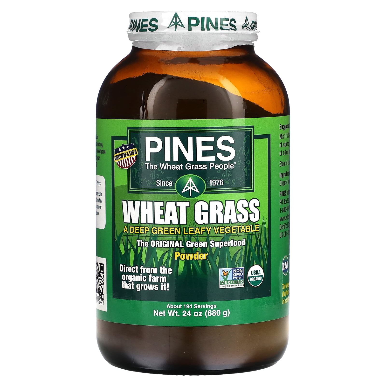 Pines Wheat Grass 24 oz Powder - Walmart Business Supplies