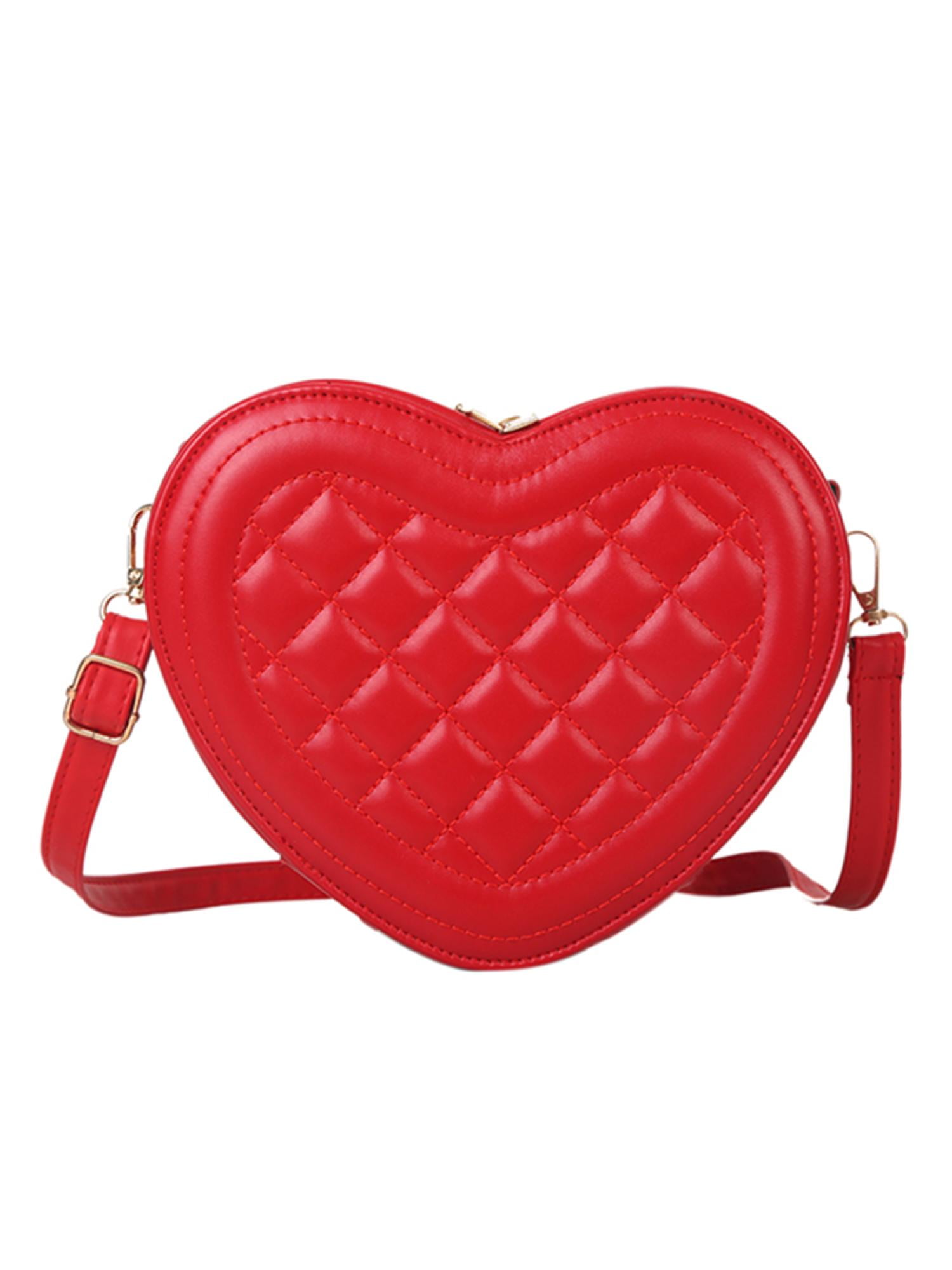 Pinfect Fashion Rhombic Pattern Shoulder Bag Love Heart Handbag Women ...