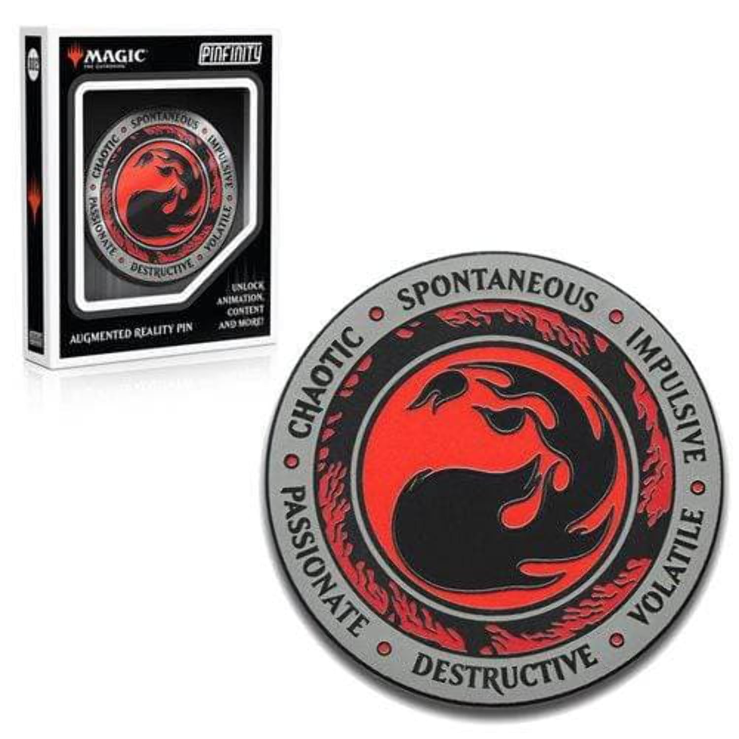 Pinfinity Red Mana Symbol Pin 002 for Magic: The Gathering - Walmart.com