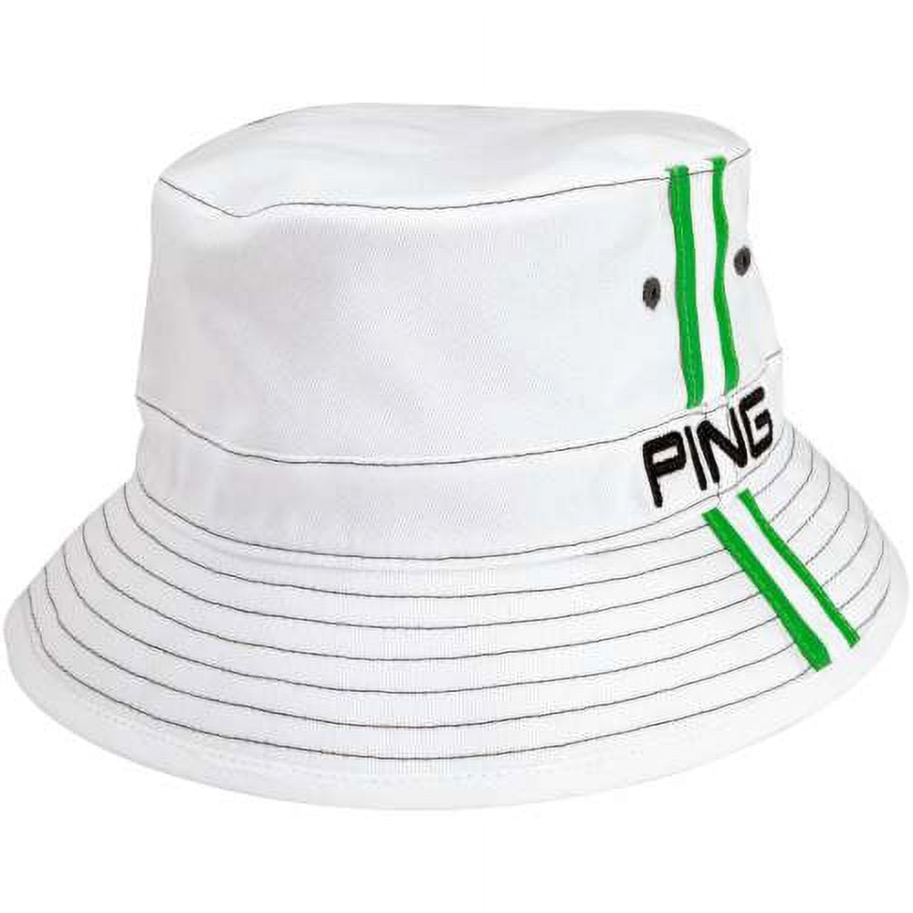Ping 2014 Bucket Hat (White/Green, S/M) Fitted Golf Cap NEW - Walmart.com