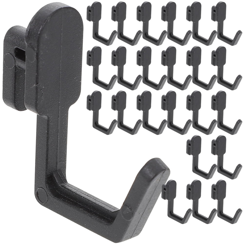 Ping 24Pcs Plastic Pegboard Hooks J Shape Pegboard Hook Peg Board Tool ...
