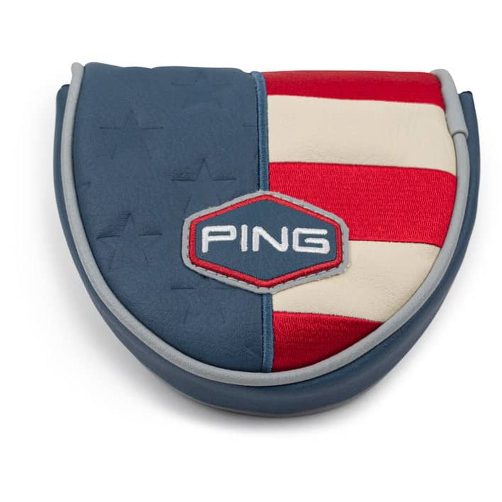 Ping Liberty Collection Mallet Putter Headcover (Red/White/Blue ...