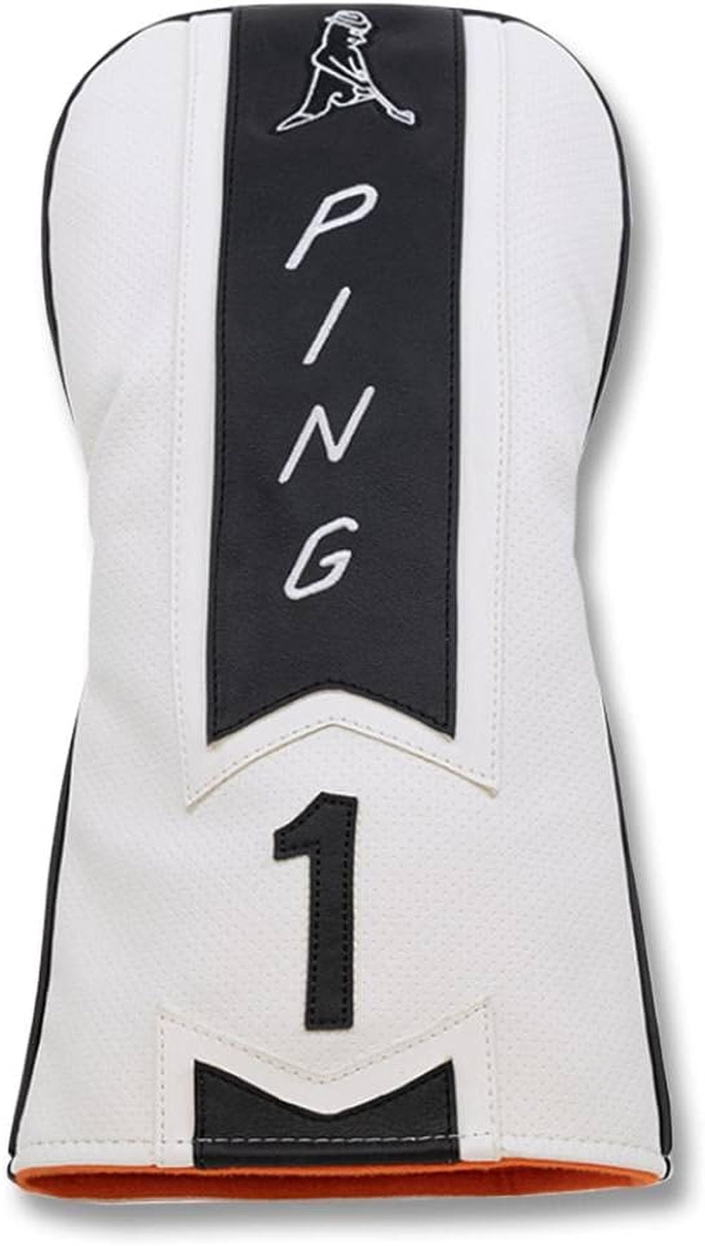 Ping PP58 Ping Man Driver Headcover (White/Black, Limited Edition) 2022 ...