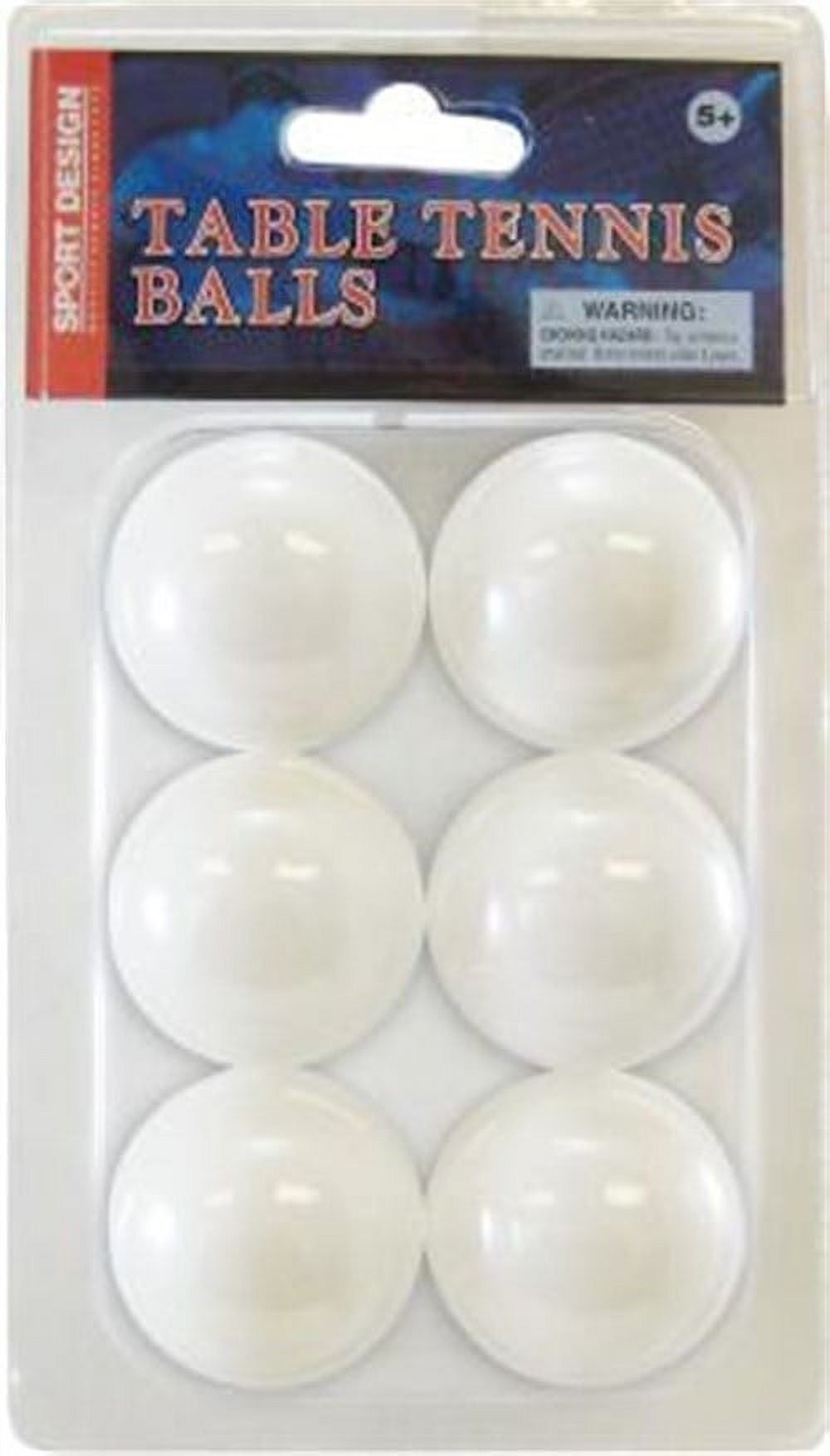 Drybranch White Ping Pong Balls 6Pk, PartNo TT-6, Table Tennis ...