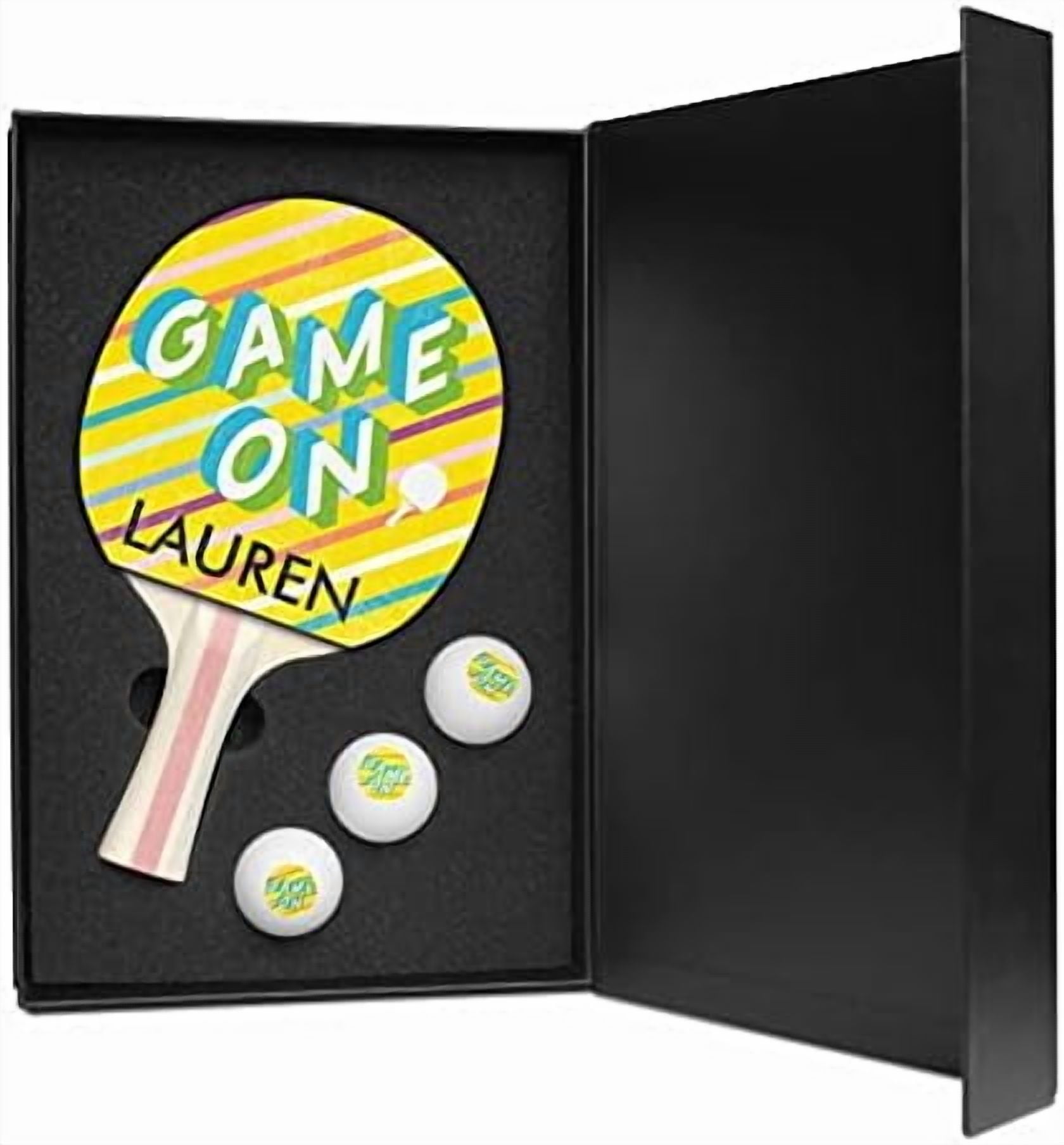 Ping Pong Paddle and Balls Boxed Gift Set - Walmart.com