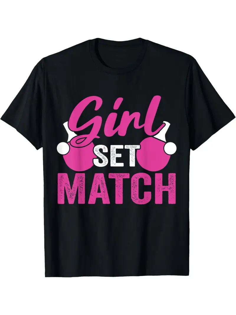 Ping Pong Player Girl Outfit! Table Tennis T-Shirt - Walmart.com