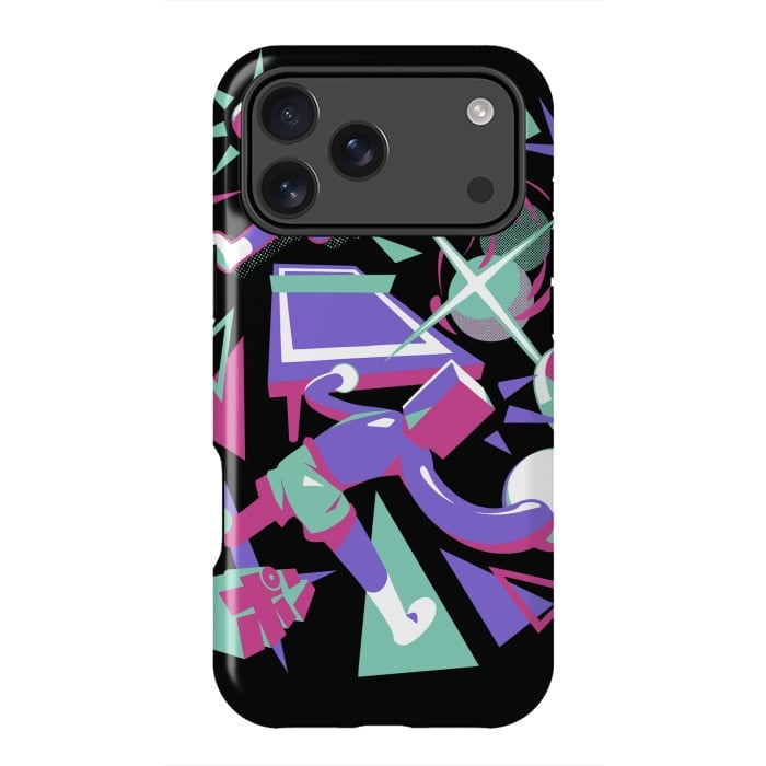 Ping Pong Rally Black Version Retro Sports Case for iPhone 17 16 15 14 ...