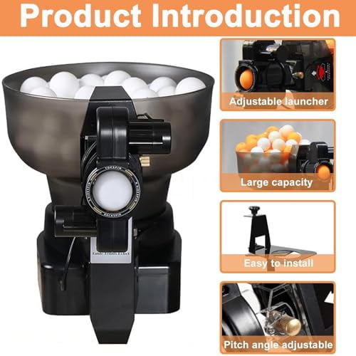 Ping Pong Robot,36 Revolutions Table Tennis Robot,Ping Pong Machine ...