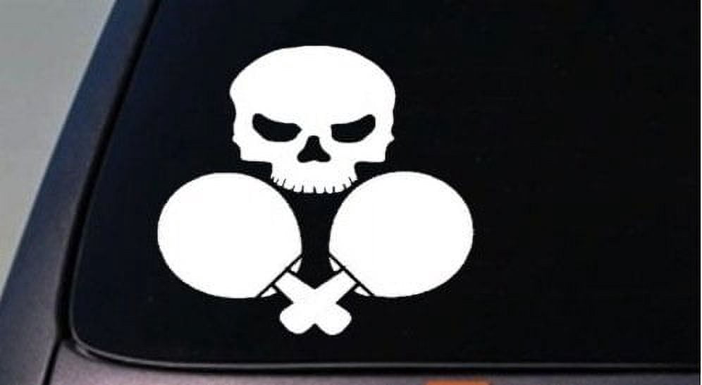 Ping Pong Sticker Skull Table Tennis Ping Pong Ball China Table Speed ...