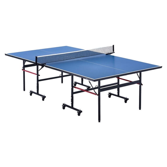 Ping Pong Table Foldable Table Tennis Game Table Indoor with Clamp Net ...