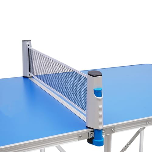 Ping Pong Table, Portable Foldable Ping Pong Table with Table Tennis ...