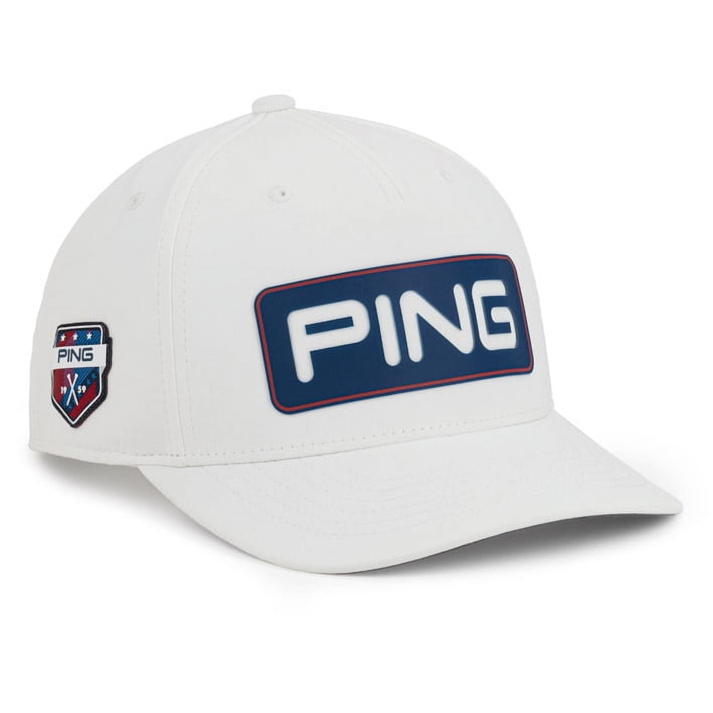 Ping Stars & Stripes Tour Snapback Golf Hat (White , Adjustable) 2023 Cap NEW - Walmart.com