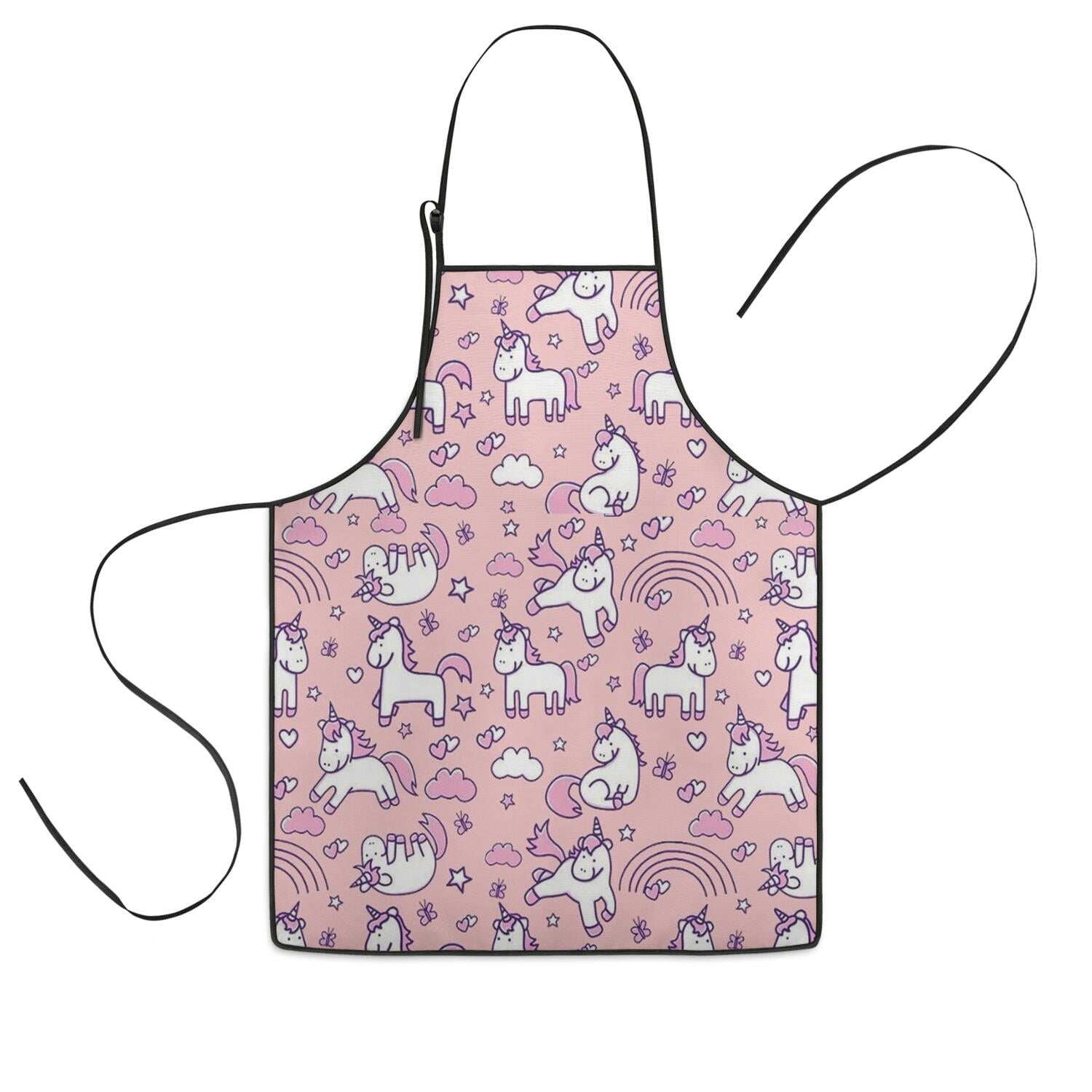 Ping Unicorns Kids Aprons for Girls and Boys,Adjustable Neck Strap ...