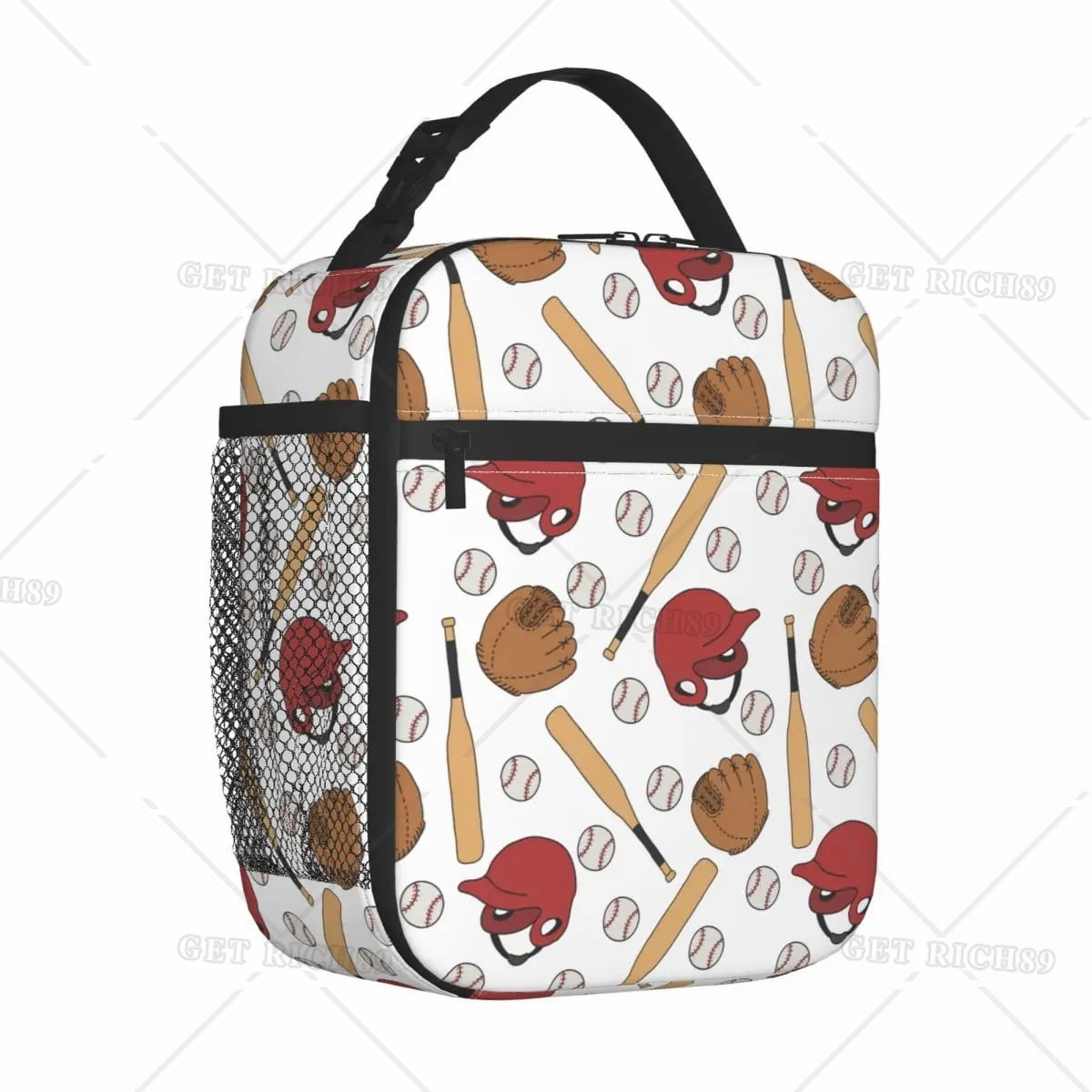 Ping-pong Table Tennis Player Insulated Lunch Bag for Women Men Ping ...