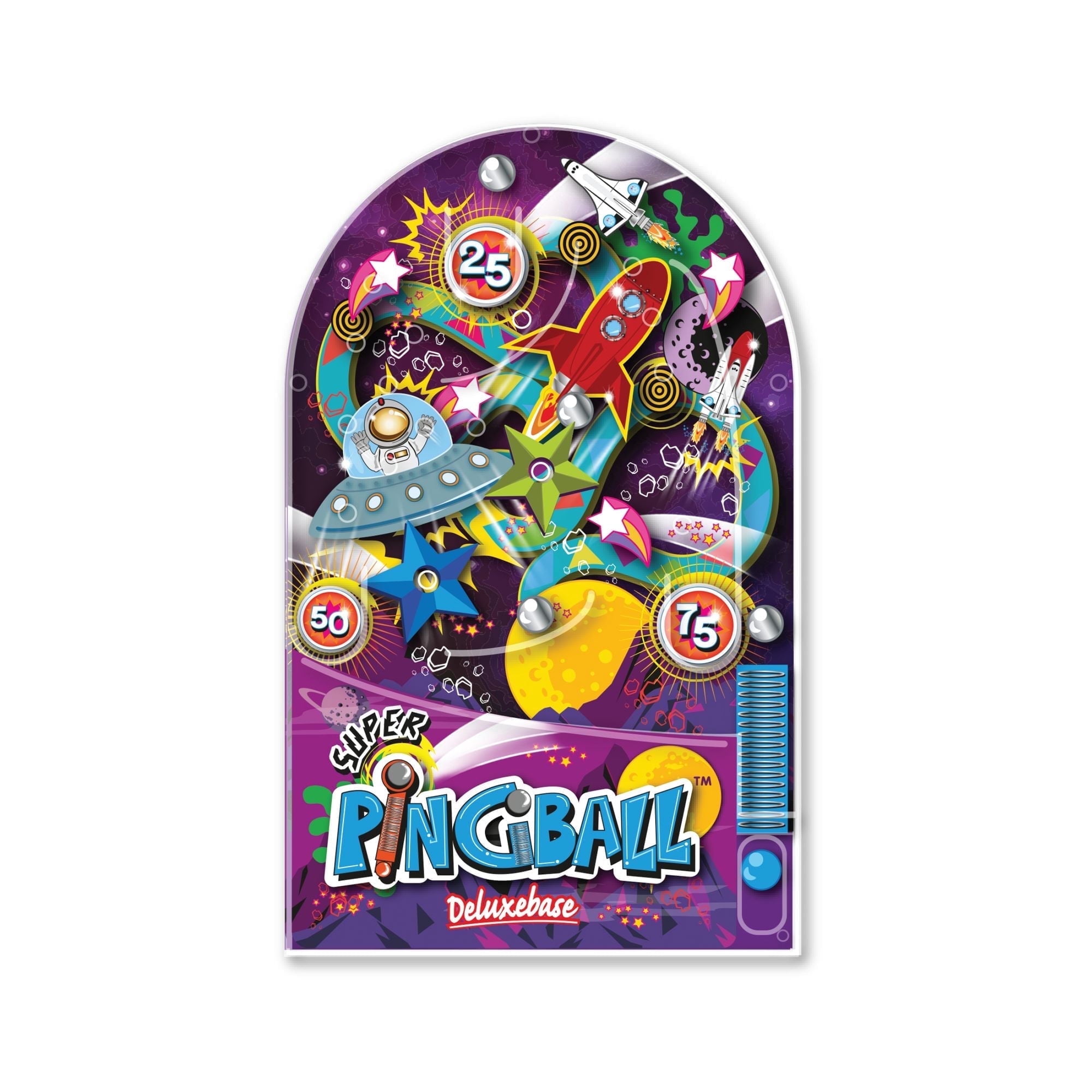 Pingball - Space by Deluxebase, Retro Handheld Mini Pinball Toy and ...