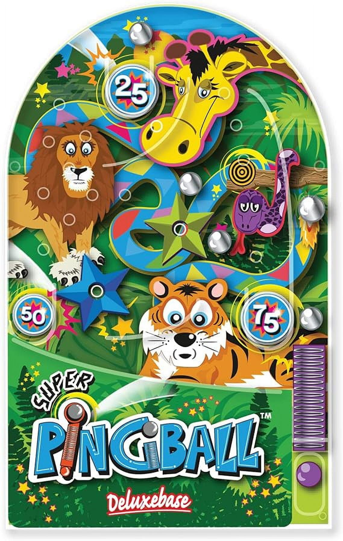 Pingball Wild Travel Game by Deluxebase - Mini Pinball Game, Classic ...