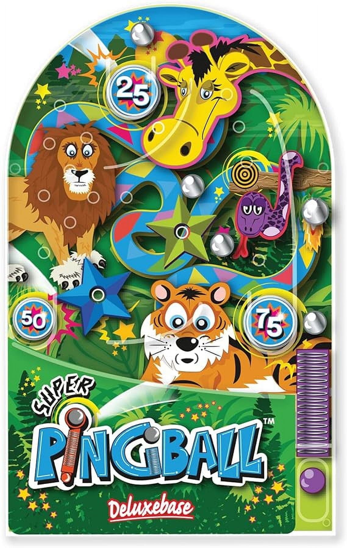 Pingball Wild Travel Game by Deluxebase – Mini Retro Handheld Pinball ...