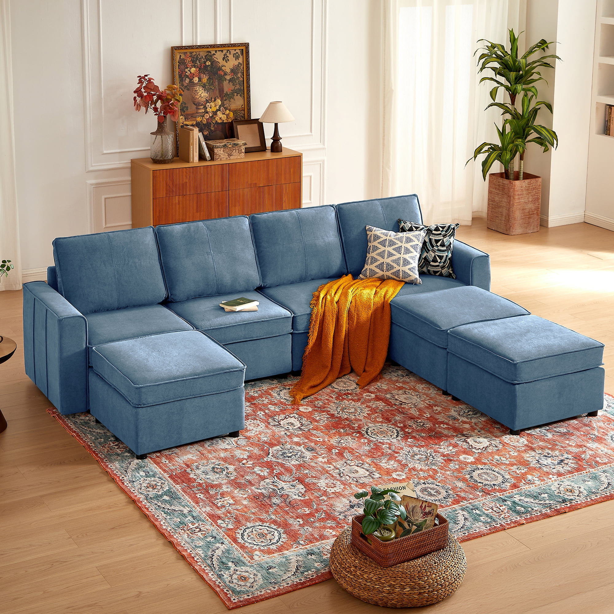 Pingliang Home Modular Sofa Sectional Sofa and Couch with Storage ...