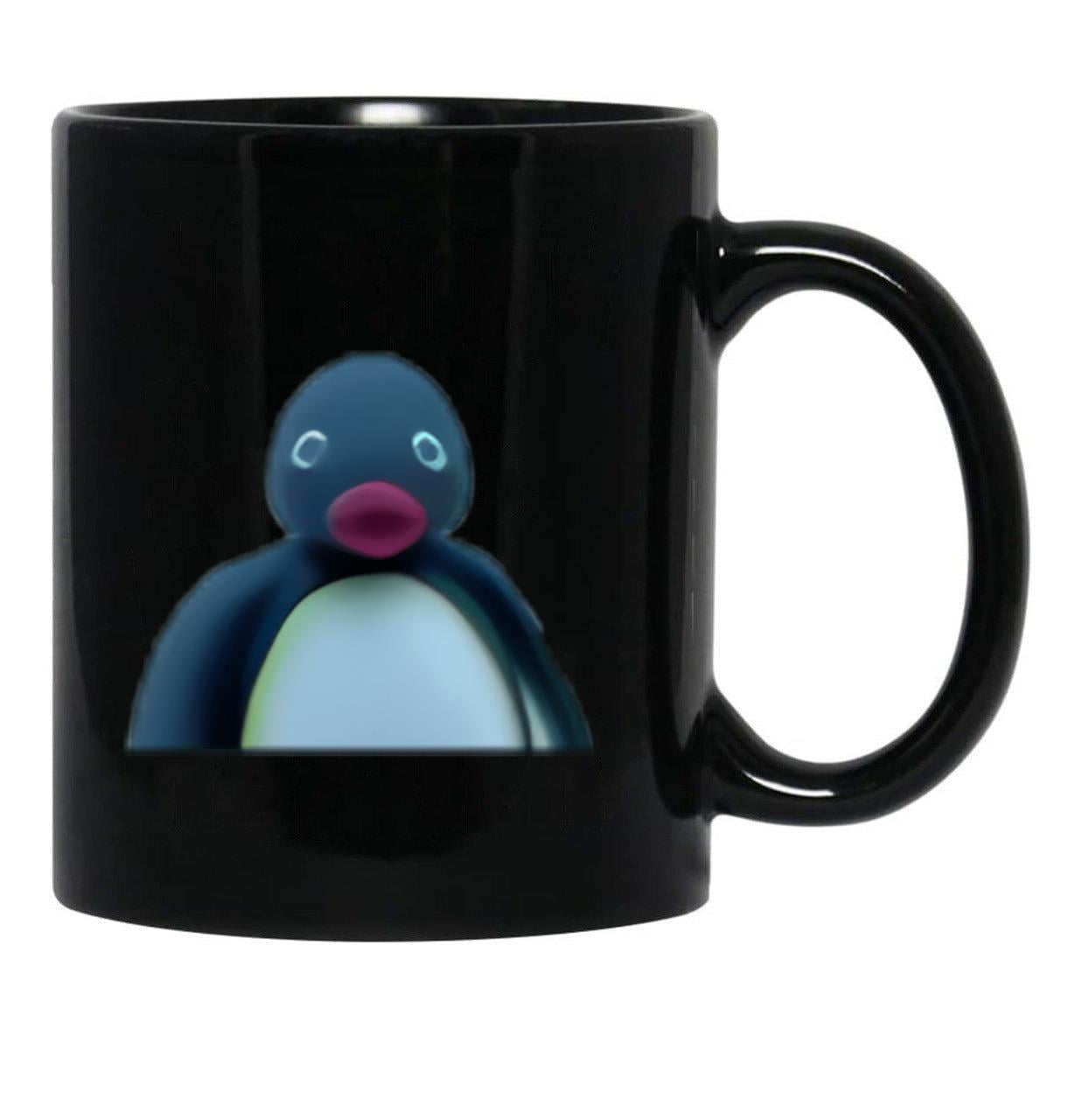 Pingu Character Shook Black Coffee Mug, Gift Coffee Mug - Walmart.com