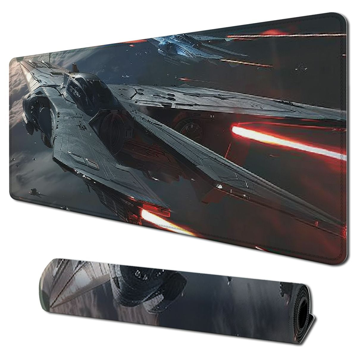 Pingxixi Space Science Fiction Series Mouse Pad Airplane War Large ...