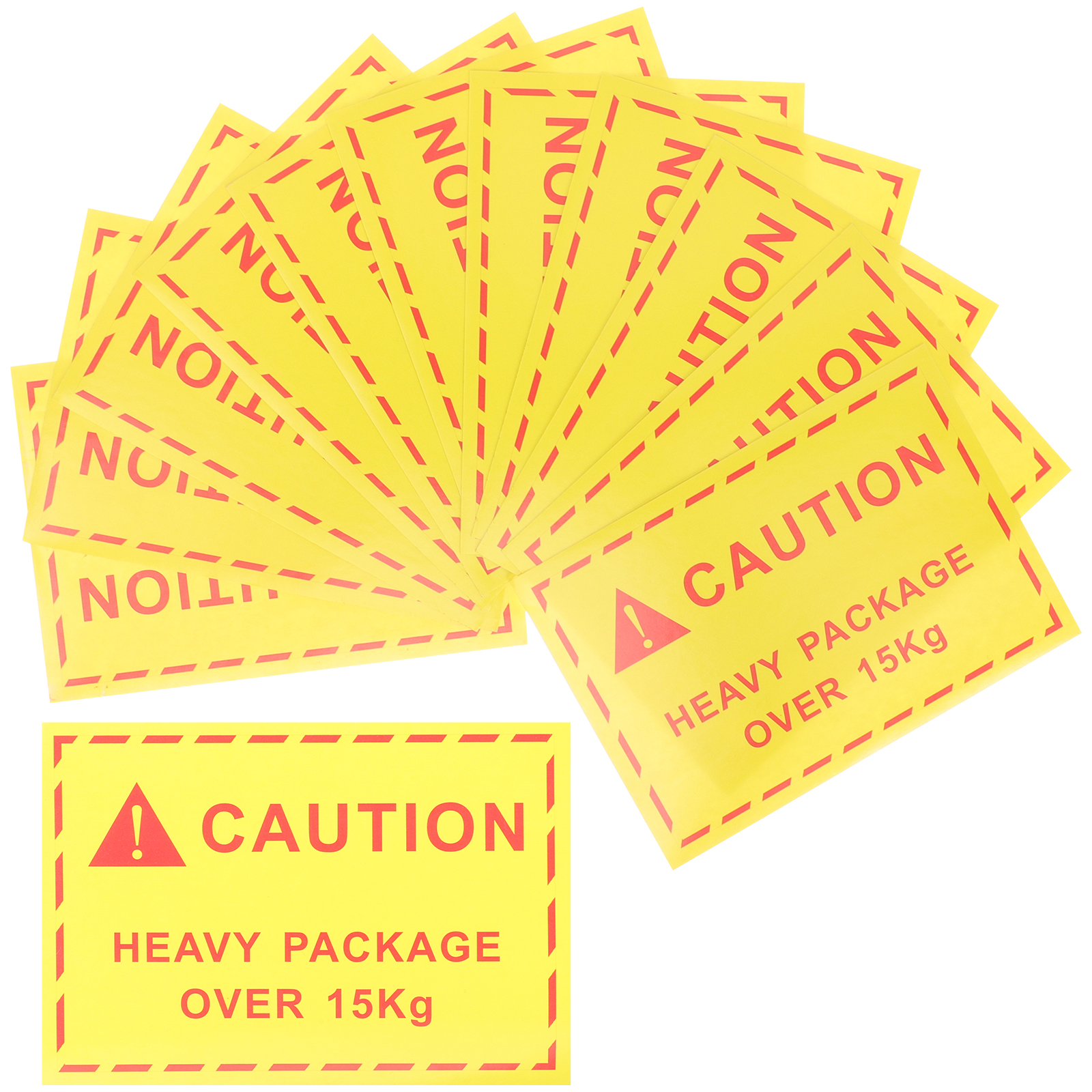 Pingxizhi 100pcs Heavy Objects Labels Adhesive Warning Stickers Special ...