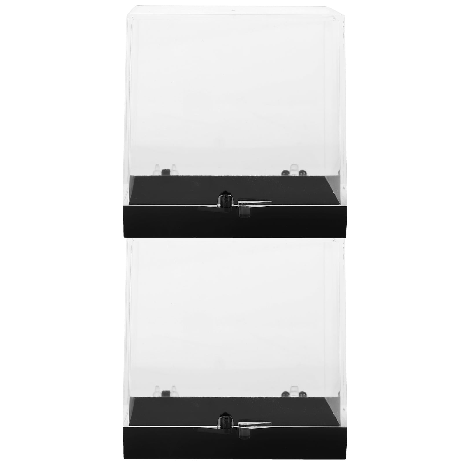 2pcs Clear Square Display Boxes for Mineral Specimen and Collectibles ...