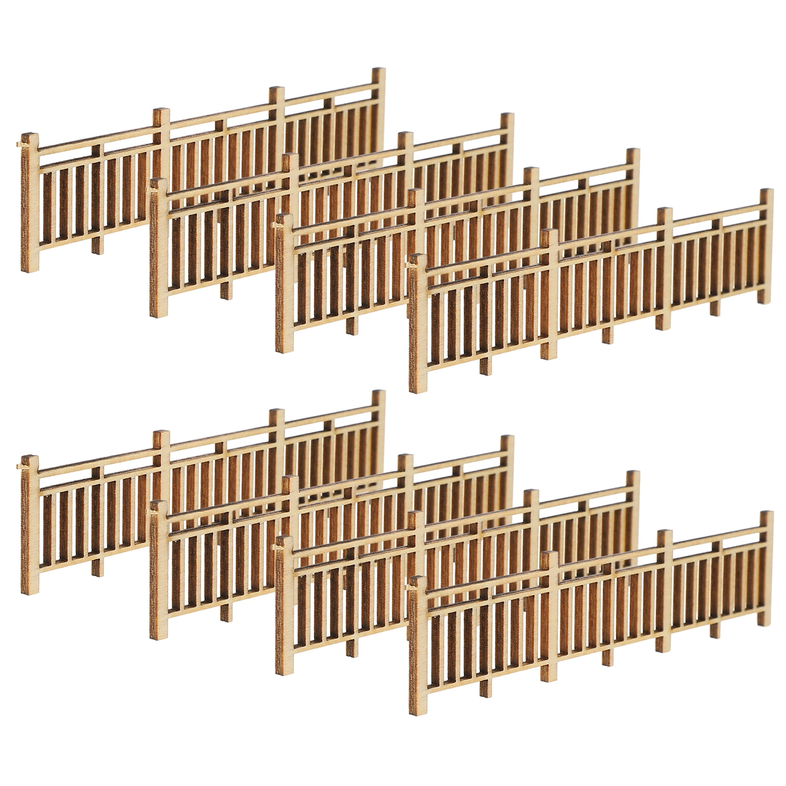 Pingxizhi 8Pcs Mini House Retro Fences Micro Landscape Fences ...