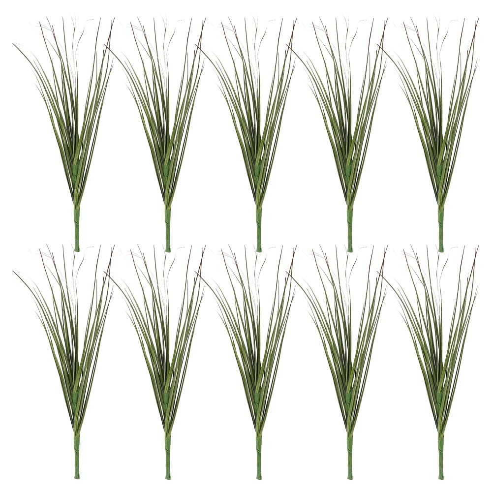 Pingxizhi Artificial Plants Shrubs 10Pcs Fake Wheat Grass Outdoor ...