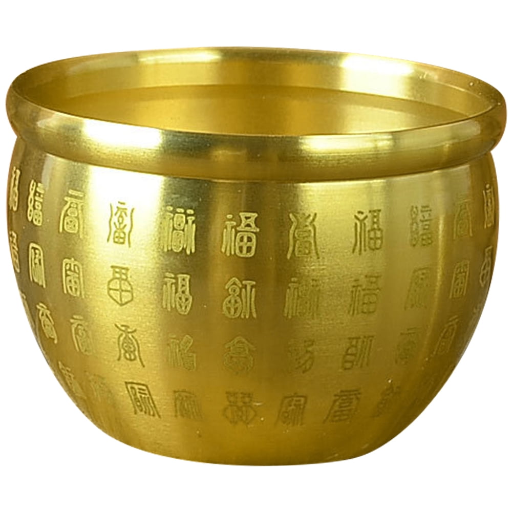 Pingxizhi Desktop Treasure Wealth Bowl Decorative Chinese Style ...