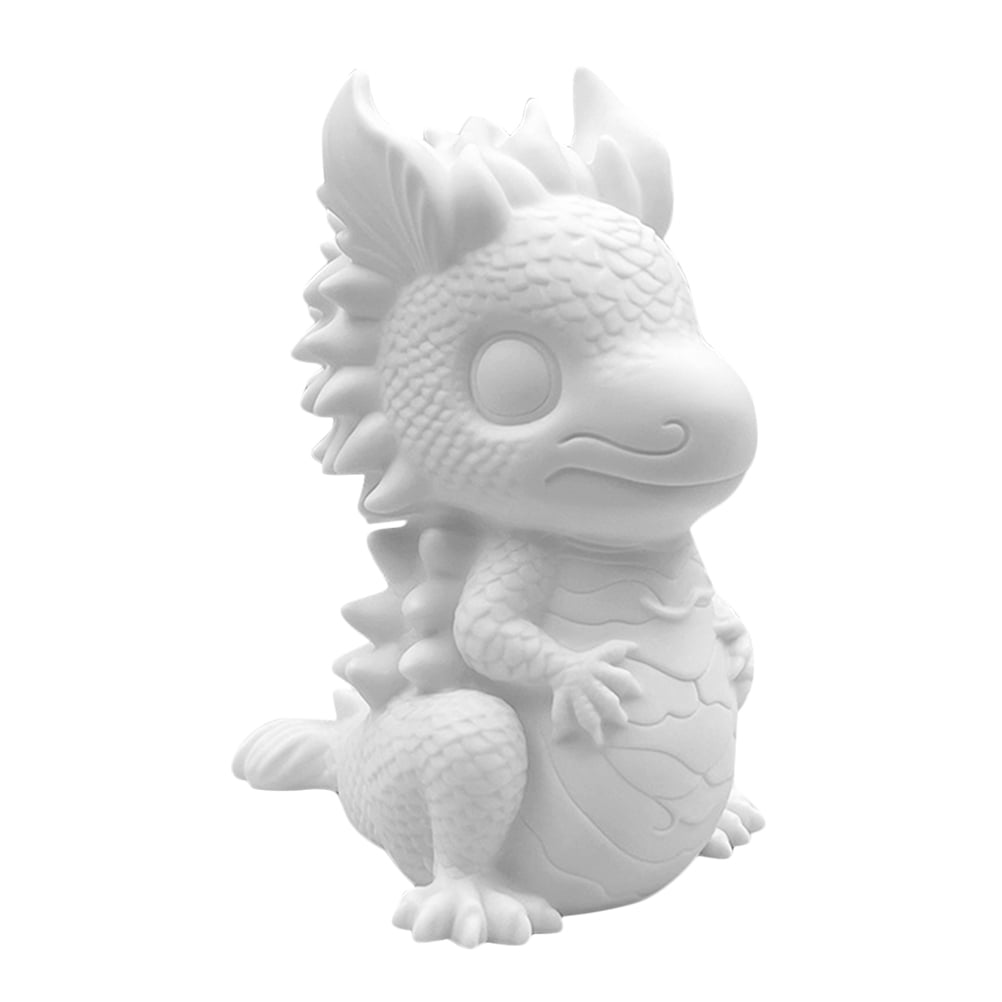 Pingxizhi Dragon Piggy Bank DIY Unbreakable Money Bank Unfinished Cute ...