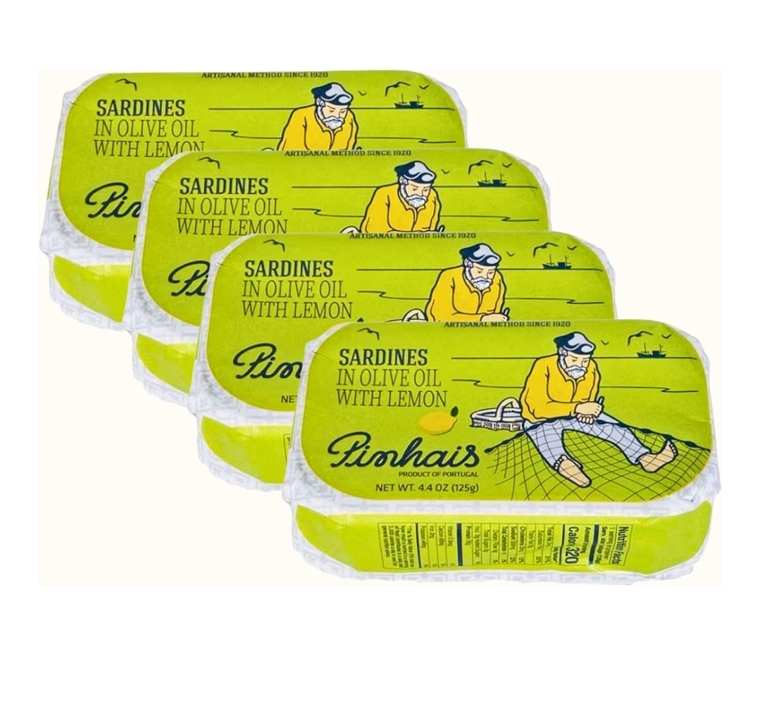 Pinhais Lemon-Infused Portuguese Sardines in Olive Oil by Pinhais, 4.4 ...