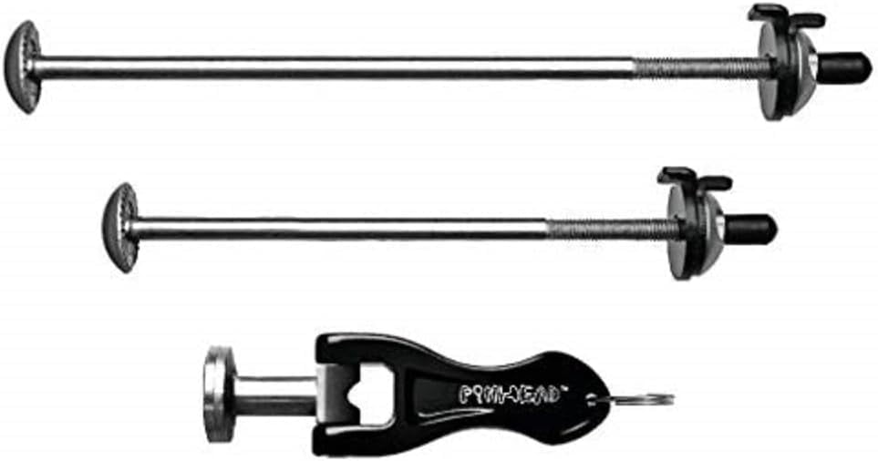 Pinhead Bicycle Locking Skewer Set, 2 Pack, Silver (PH-110) - Walmart.com